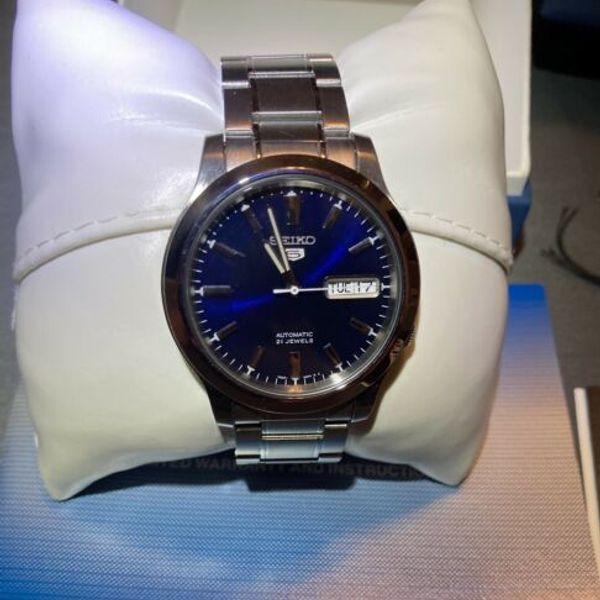 Seiko 5 SNK793 Automatic Blue Face | WatchCharts Marketplace