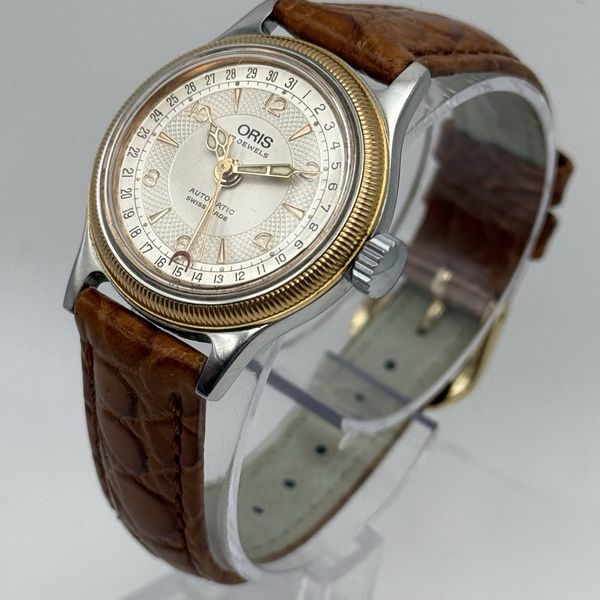 Oris Big Crown Pointer Date Women's Automatic Watch 7464 28mm WORKING ...