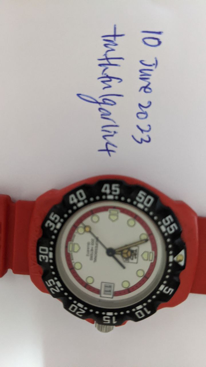 [WTS] Tag Heuer Formula 1 from 1990s for $199. Sold Comps Around $300 ...