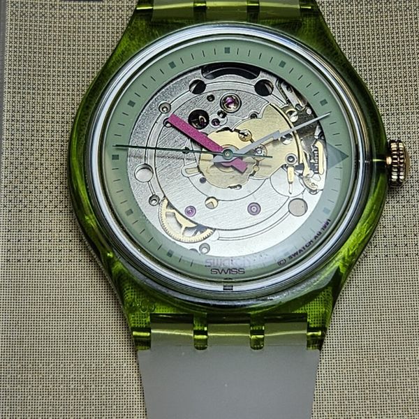 ð ´ Swatch TECHNO SPHERE G GK101 S AUTOMATIC CONVERSION CUSTOM ...