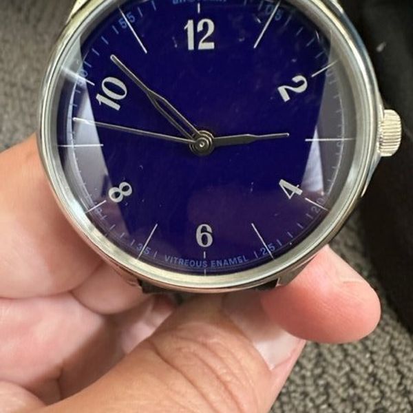 [$2,600 USD] FS: Anordain Model 1 Large Parisian Blue Dial | WatchCharts