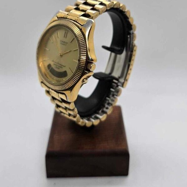 Vintage Casio AQ-313W Module 388 Quartz Digital Analog Chronograph Men ...