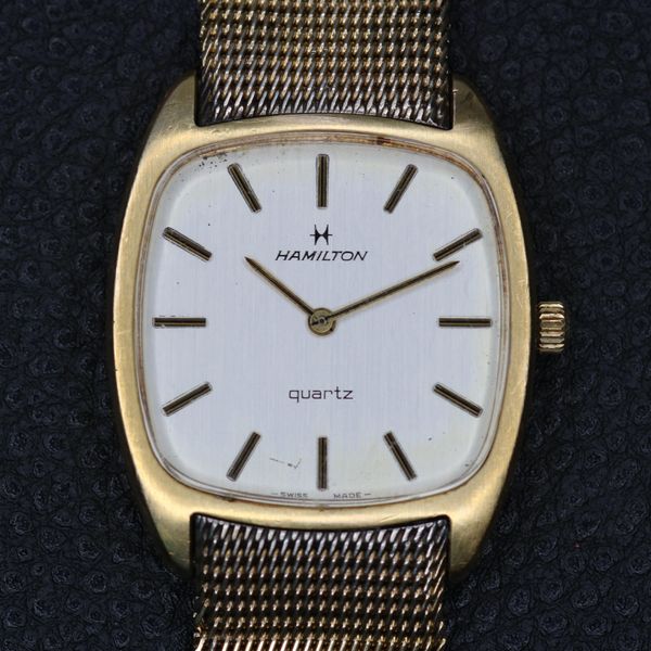[WTS] Hamilton Quartz Push Button 14k Gold Filled | WatchCharts Marketplace