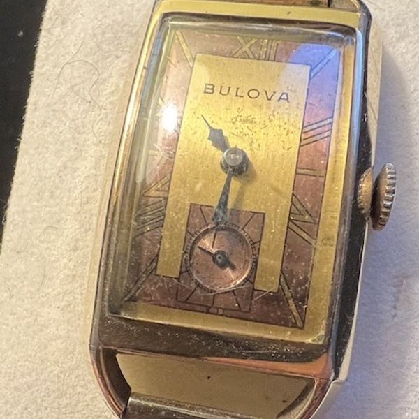 Bulova American Eagle Watch 21J 10k GF Vintage 1930s, Mark VII GF Band ...