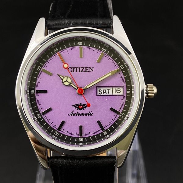 Relógio de pulso masculino vintage Citizen automático 21 joias cal.8205 ...