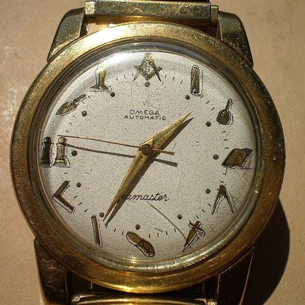OMEGA Seamaster Automatic Men's watch Freemason Face-it works but ...