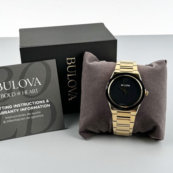 Bulova Modern Millennia 97A183 Gold-Tone Stainless Steel Men's Quartz ...