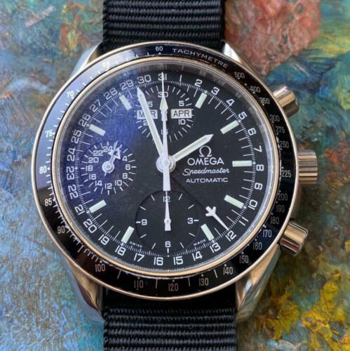 OMEGA SPEEDMASTER TRIPLE DATE MK 40 REFERENCE 175.0084 WATCH 100% ...