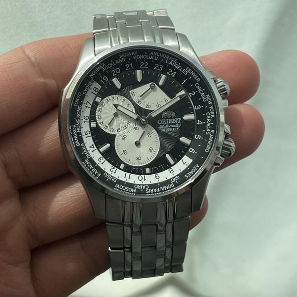 [WTS] Orient World Time GMT - Guilloché dial | WatchCharts Marketplace