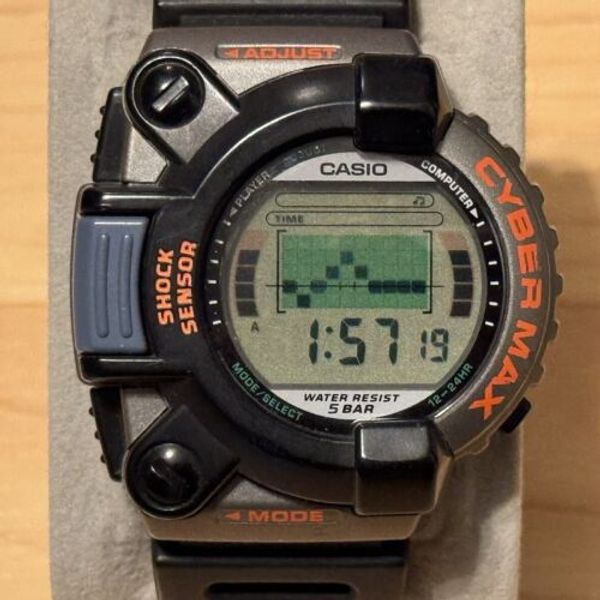 Casio Cyber Max JG-300 Punch Force Game Rare Vintage Rare Cybermax ...