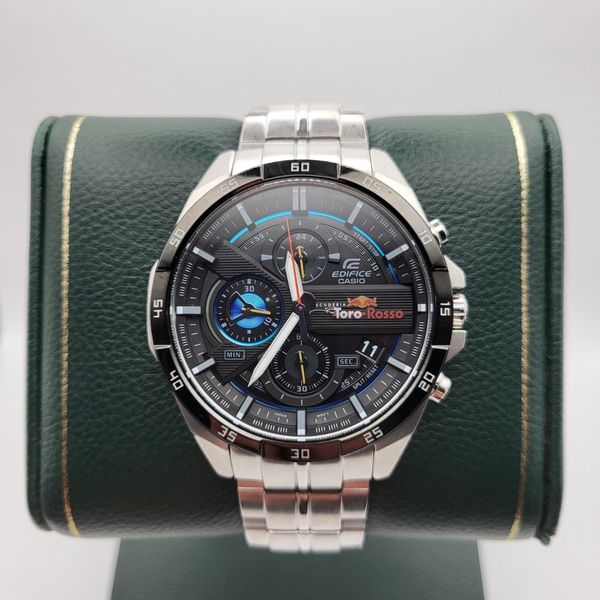 Casio Edifice EFR-556TR-1A Formula 1 Red Bull Toro Rosso Chronograph ...