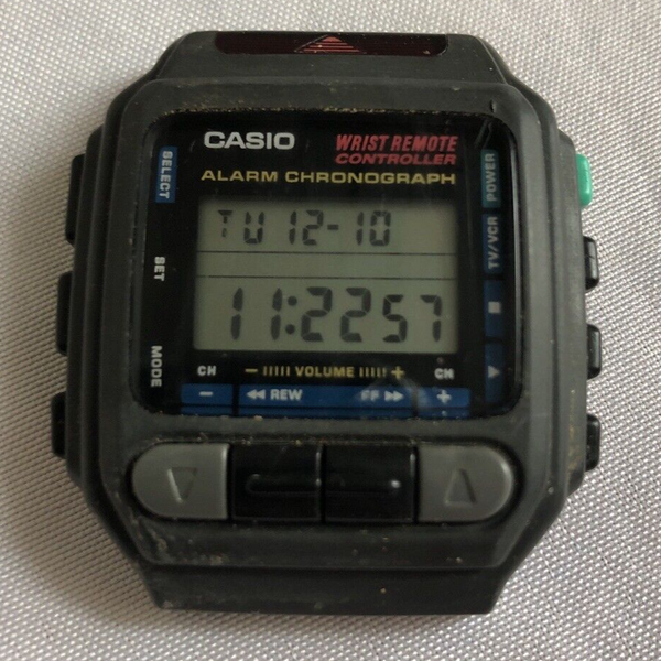 Vintage 90s Casio 1173 CMD-30B Wrist Remote Controller Alarm Digital ...