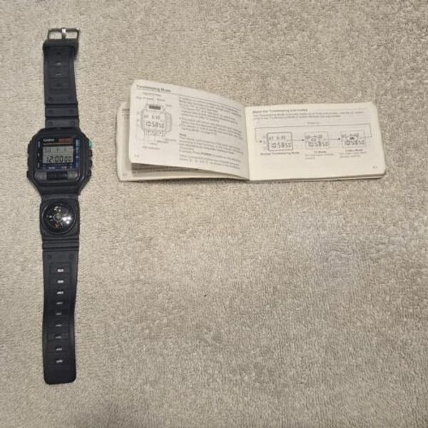 Casio 1173 CMD-30B Wrist Remote Controller Digital Watch with Manual ...
