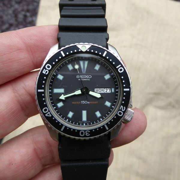 Vintage Seiko 6309-7290 slim turtle Divers Watch...all original...rare ...