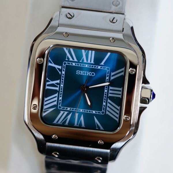 [MOD] [Pre-Order] SEIKO Cartier Los Santos Mod 38mm | WatchCharts ...