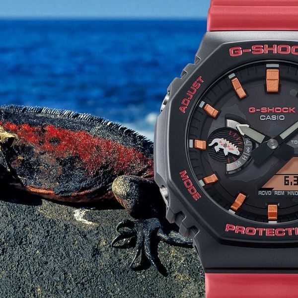 Casio G-Shock x Galapagos Iguana Charles Darwin Watch GAB2100CD1A4 ...