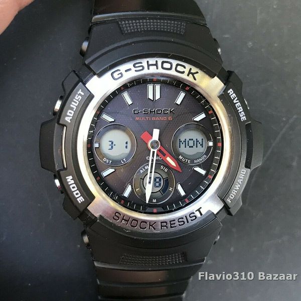 Casio G-SHOCK AWG-M100 (5230) Multi Band 6 Tough Solar 46mm watch - New ...