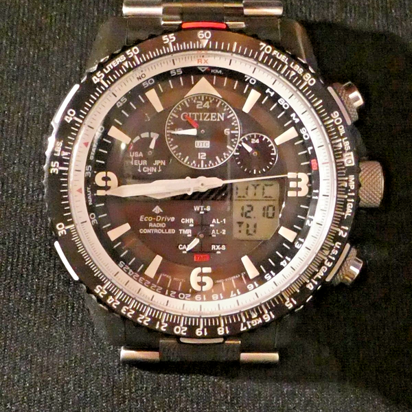 Citizen Skyhawk Eco-Drive Radio Controlled watch in very good condition ...