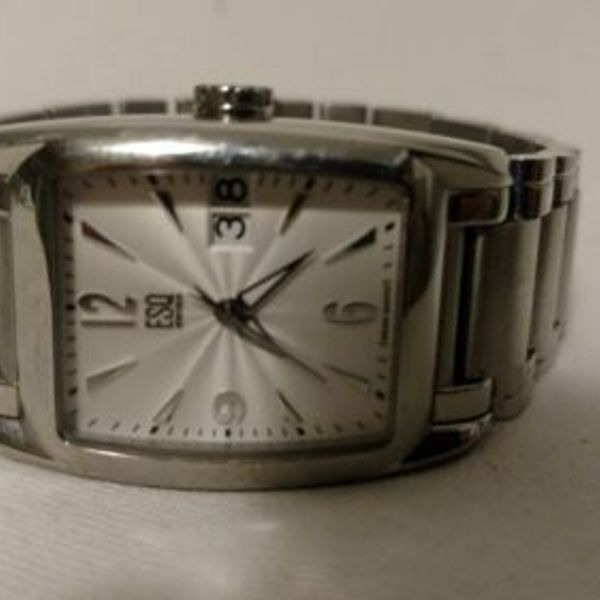 Men's ESQ Swiss E5320 date stainless steel watch ,new battery ...