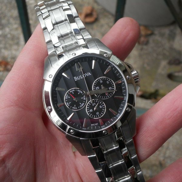 Mens Silver Bulova Watch C860841 | WatchCharts Marketplace
