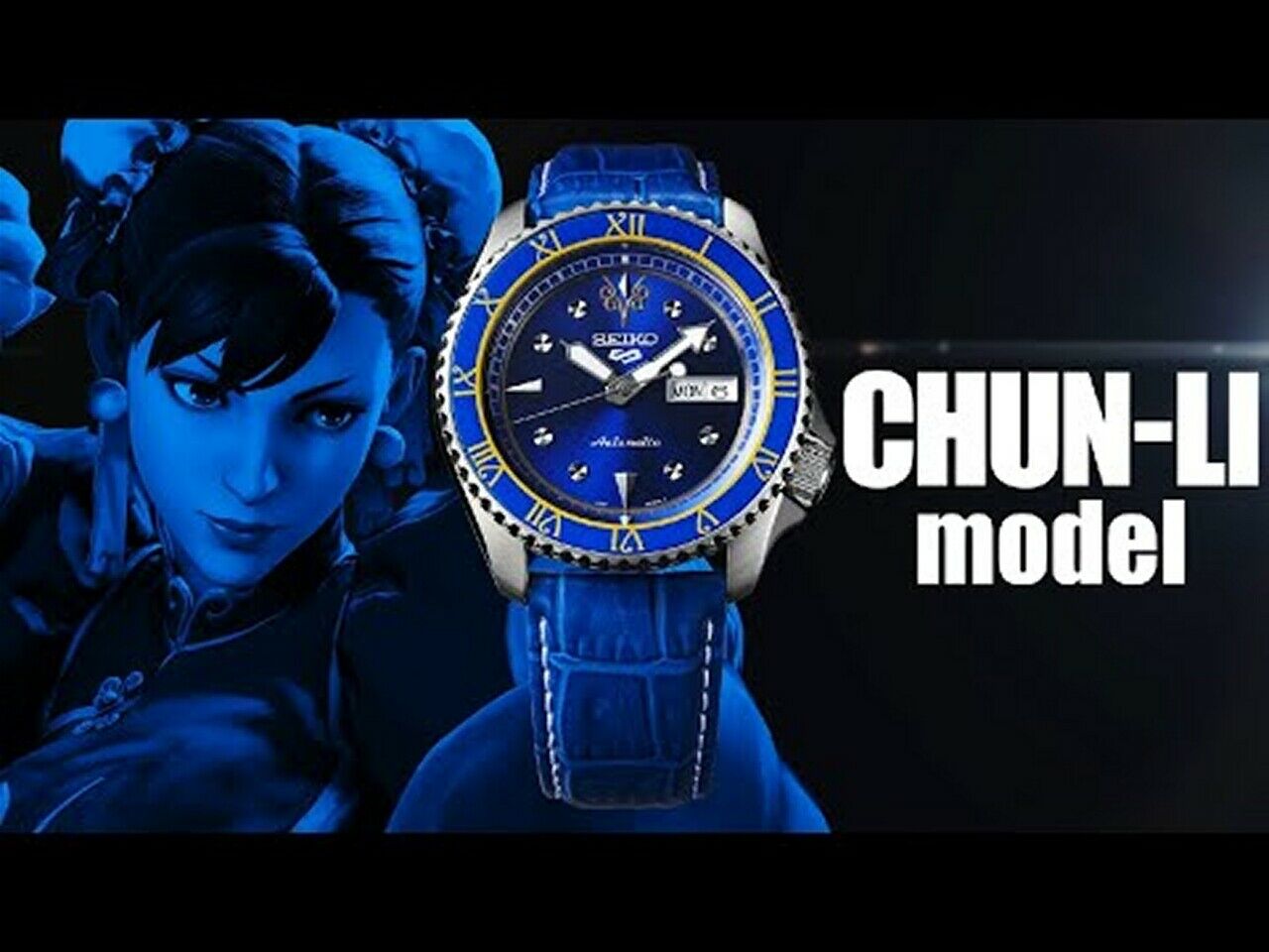 Seiko 5 Sports ( CHUN-LI ) Street Fighter V collabo limited CAPCOM ...