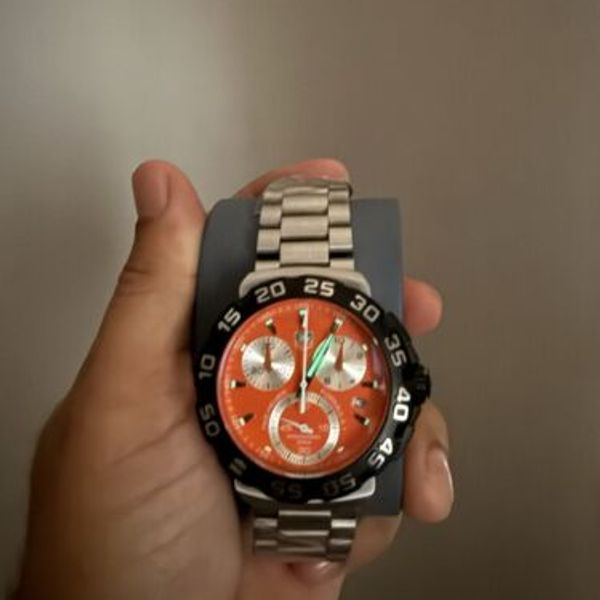 TAG Heuer Formula 1 Orange Men's Watch - WAH1012.BA0854 | WatchCharts ...