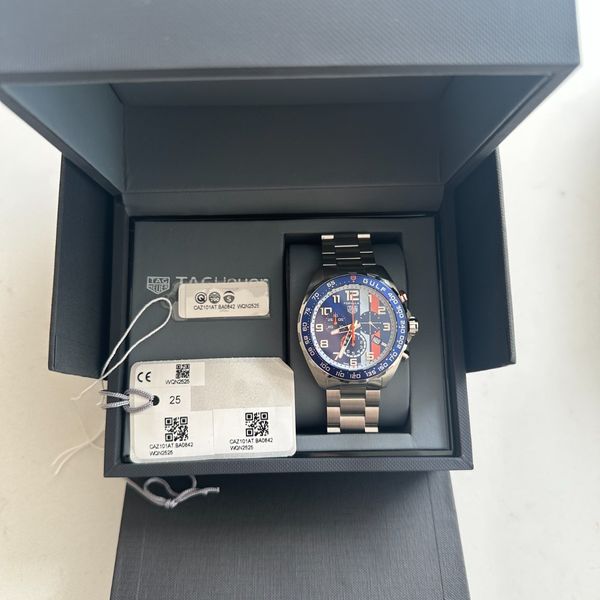 TAG Heuer Formula 1 Special Edition Gulf Men's Blue Watch - CAZ101AT ...
