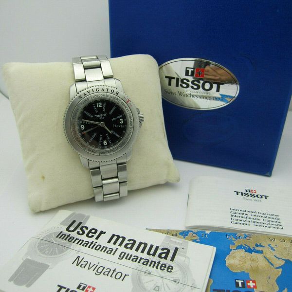 Men's Vintage Tissot Navigator World Time N250 Quartz Watch,Working, No Reserve | WatchCharts ...