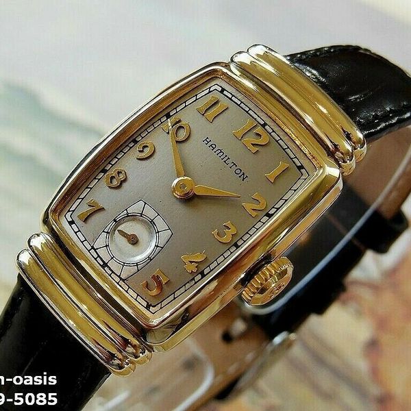 1941 Vintage HAMILTON Emerson, Stunning Gray Dial, Serviced & Warranty ...
