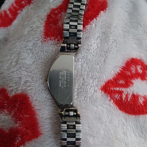 Vintage Seiko Women's Half Moon Watch Stainless Steel Black Dial Needs Battery | WatchCharts ...