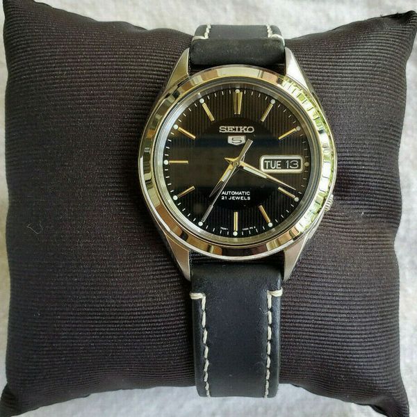 Seiko 5 Sports Men's Black Watch - SNKL23 | WatchCharts