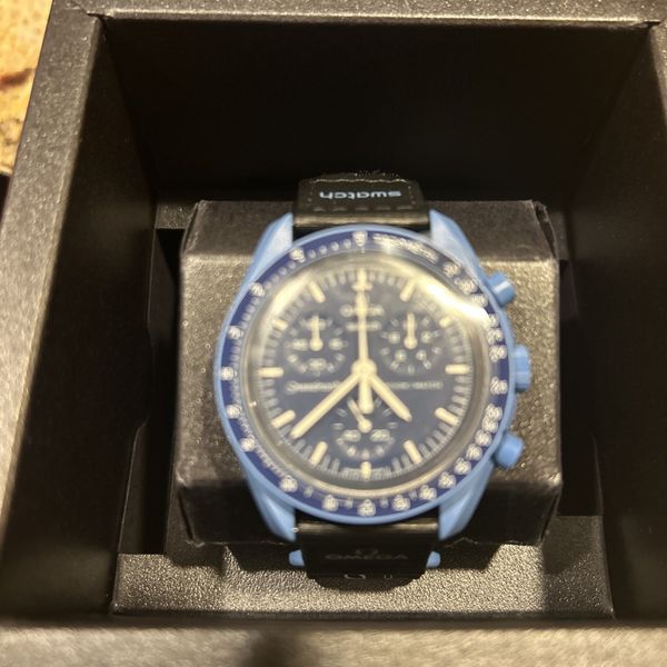 Omega X Swatch Moonswatch Mission To Neptune Watch -Authentic- With ...