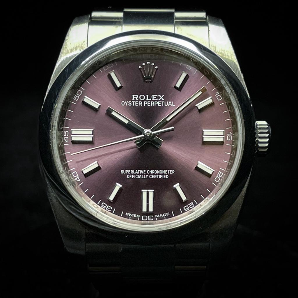 [FSOT] Rolex Oyster Perpetual - OP34 “Red Grape” - 114200 | WatchCharts