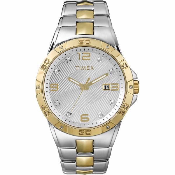 Timex T2P428 Men's Two-Tone Stainless Steel Bracelet Watch ...