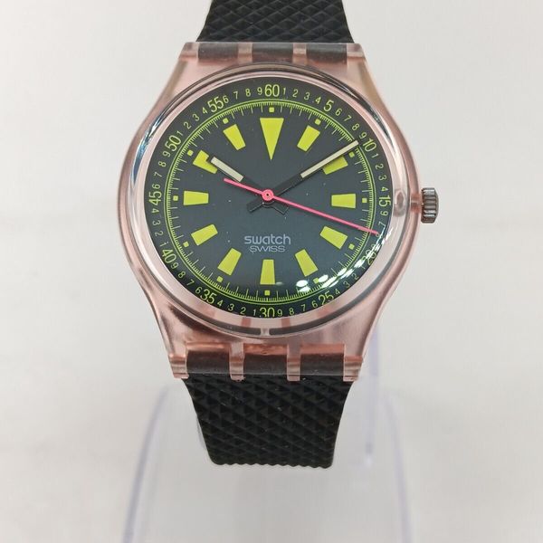VINTAGE 1989 Swatch GP103 "BMX" 34mm Swiss Made Watch NOS | WatchCharts ...
