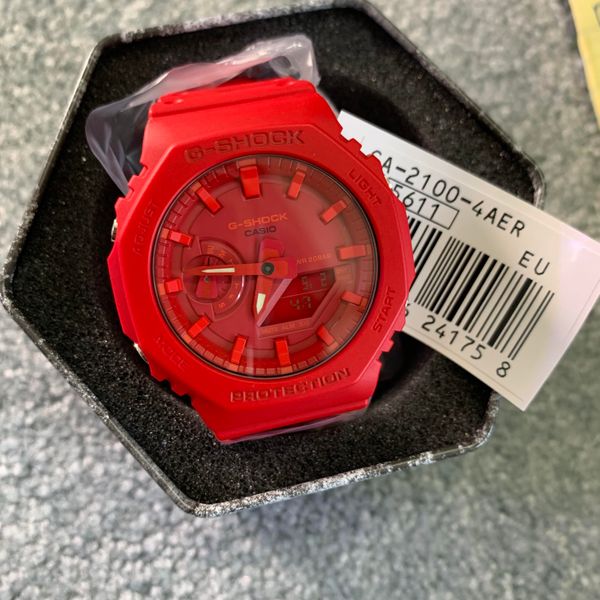 [WTS] Casio G Shock GA2100-4aer Red “Casioak” | WatchCharts Marketplace