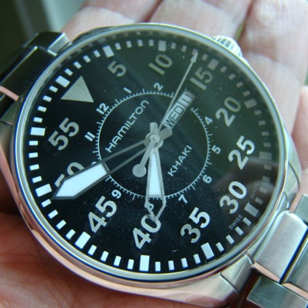 FS: Mint Hamilton Khaki Aviation "Flieger" Style Pilot Watch ...