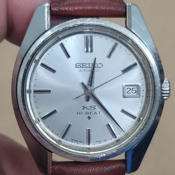 1970S VINTAGE KING SEIKO KS 5625 HI BEAT 28800BPH AUTOMATIC 25J SS MENS WATCH | WatchCharts ...