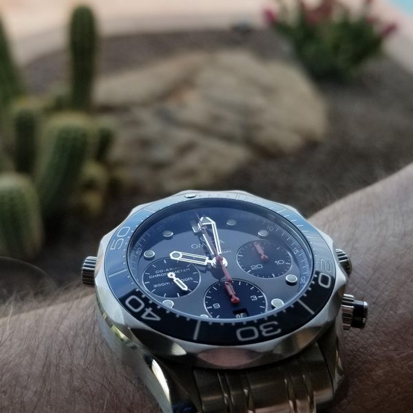 [WTS] Omega Seamaster Chronograph ceramic blue gloss dial, mint! Full ...