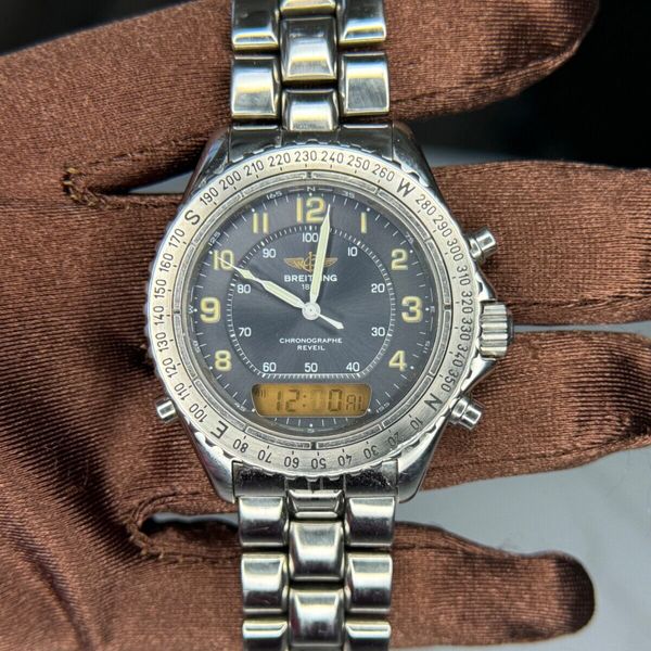 Breitling Revell Ref. A51035 Stainless Steel Quartz Men's Watch ...