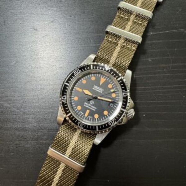 Vintage SEIKO Mod MilSub with Date | WatchCharts Marketplace