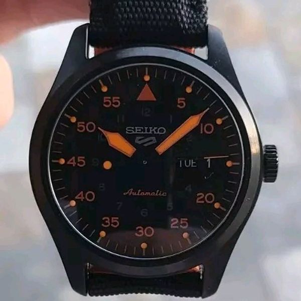 Seiko 5 Sports Men's Black Watch - SRPH33 | WatchCharts Marketplace