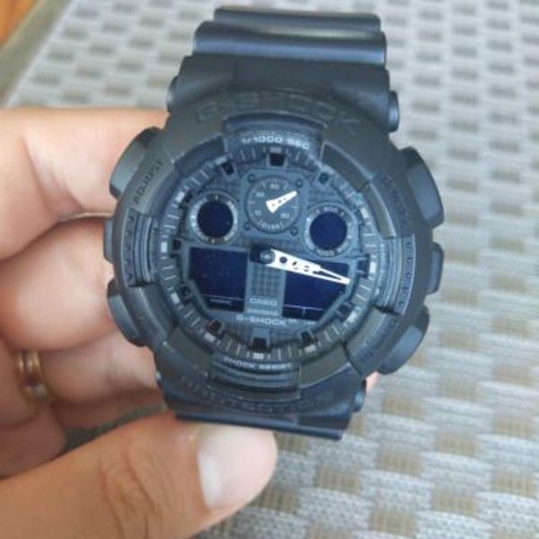 Casio Men's G-Shock GA100CF 5081 Black Watch. Used. Needs battery. No ...