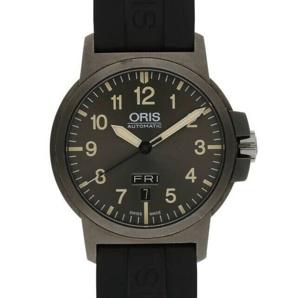 ORIS BC3 Advance Day-Date Black Dial Automatic Men's Watch 7641-42 ...