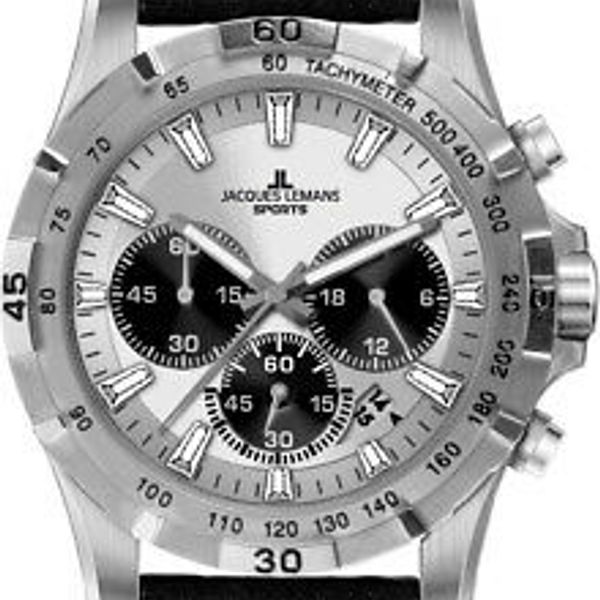 Jacques LEMANS JL Watch Montreal 10 ATM WD Chrono Chronograph 1-1670B.1 ...