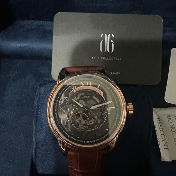 Aries Gold El Toro Skeleton Watch | WatchCharts Marketplace