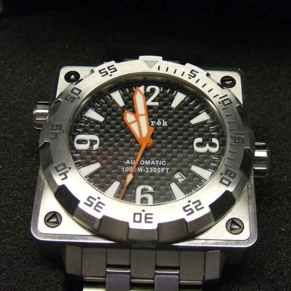 Sold: Montrek Square Case Dragon Diver 1000m Stainless Steel. Price ...