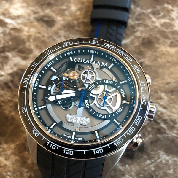FS: Graham Silverstone Skeleton Chronograph... | WatchCharts Marketplace
