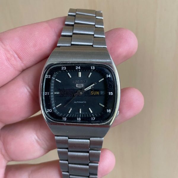 SEIKO 5 AUTOMATIC TV MODEL SQUARE AUTOMATIC MENS WATCH 6309-523A ...