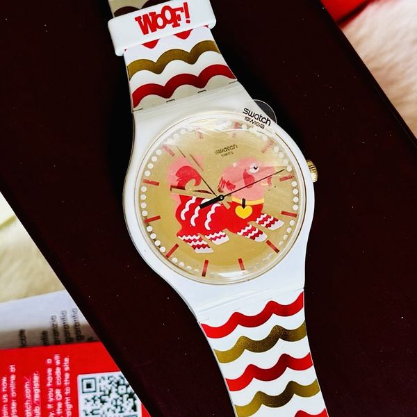 NEW Swatch Chinese New Year Woof Dog Watch 2018 Special Edition ...